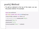 Java Stack Data Structure Pptx