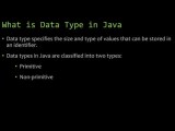 Java Data Types And Variables Pptx