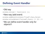 Javascript Events Handling Ppt