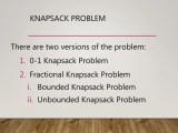 Knapsack Problem Dynamicprogramming Pptx