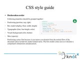 Html5 Css Javascript Style Guide And Coding Conventions Odp