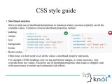 Html5 Css Javascript Style Guide And Coding Conventions Ppt