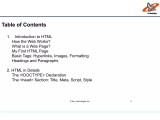 Html Css And Java Scripts Basics Pptx