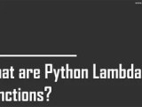 What Is Python Lambda Function Python Tutorial Edureka Pdf
