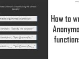 What Is Python Lambda Function Python Tutorial Edureka Pdf