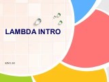 Introduction To Lambda Expression Lambda Calculus Ppt