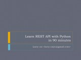 Learn Rest Api With Python Ppt