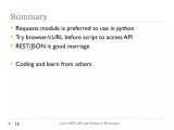 Learn Rest Api With Python Ppt