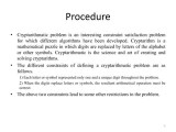 Lecture 13 Criptarithmetic Problem Pptx