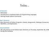 Lecture 2 Python Basic Elements Sep04 2018 Pptx