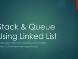 Data Structures Lecture 9 Stack Queue Using Linked List Pptx