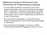 Lecture 5 Structured Programming Language Ppt