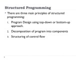 Lecture 5 Structured Programming Language Ppt