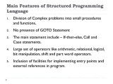 Lecture 5 Structured Programming Language Ppt