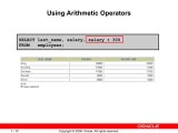Les01 Retrieving Data Using The Sql Select Statement Ppt
