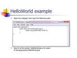 Training Java Lesson1 Ppt