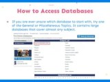 Library Databases Tutorial Pptx