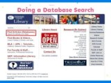 Library Databases Tutorial Pptx