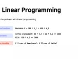 Lp Linear Programming Algorithm Ppt