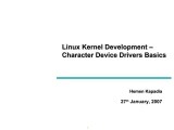 Linux Kernel Development Ppt