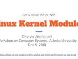 Linux Kernel Modules Pdf