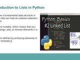 List In Python Programming The Linked List Pptx
