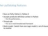 Logic Programming In Python Ppt