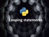 Looping Statement In Python Pptx