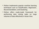 Pythonn Machine Learning With Python Ppt