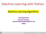 Machine Learning With Python Machine Learning Algorithms Pdf