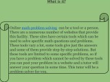 Math Problem Solver Ppt
