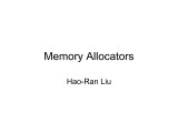 Linux Kernel Memory Allocators Ppt