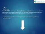 Memory Reference Instructions Computer Science Pptx