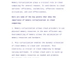Memory Virtualization In Cloud Computing Pdf