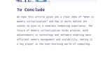 Memory Virtualization In Cloud Computing Pdf