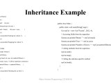 Method Constructor Method Overloading Method Overriding Inheritance