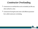 Method Overloading And Constructor Overloading In Java Pptx