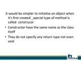 Methods And Constructors In Java Pptx