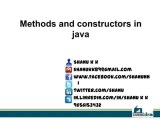 Methods And Constructors In Java Pptx