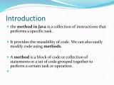 Methods In Java Pptx