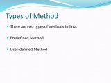 Methods In Java Pptx
