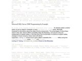 Microsoft Sql Server 2000 Programming By Example Docx