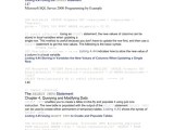 Microsoft Sql Server 2000 Programming By Example Docx