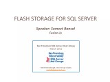 Microsoft Sql Server Flash Storage Ppt