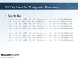 Stress Testing Using Sqliosim And Sqlio Pptx
