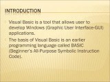 Microsoft Visual Basic 6 Ppt