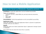 Mobile Application Testing Tutorial Pptx