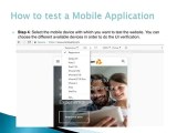 Mobile Application Testing Tutorial Pptx