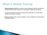 Mobile Application Testing Tutorial Pptx Computer Software And