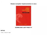 Modern Compiler Implementation In Java Pdf